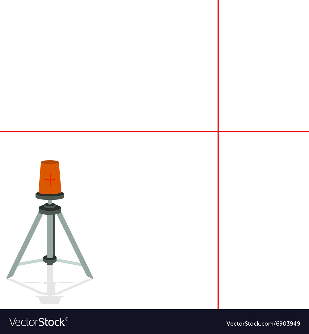 Laser level Royalty Free Vector Image - VectorStock