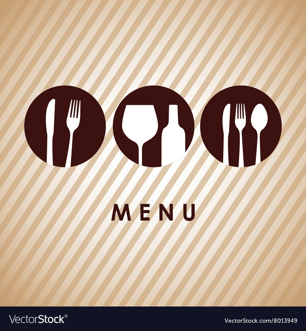 Menu restaurant design Royalty Free Vector Image
