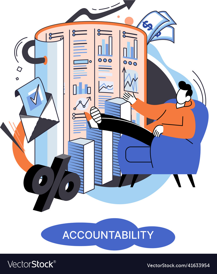 Financial administration examiner audit Royalty Free Vector Financial administration examiner audit Royalty Free Vector