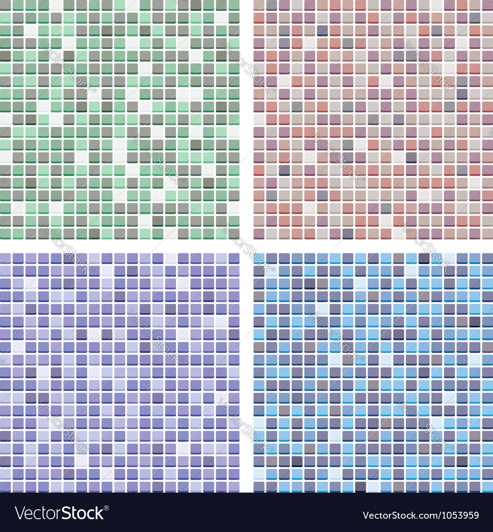 Abstract tile backgrounds Royalty Free Vector Image