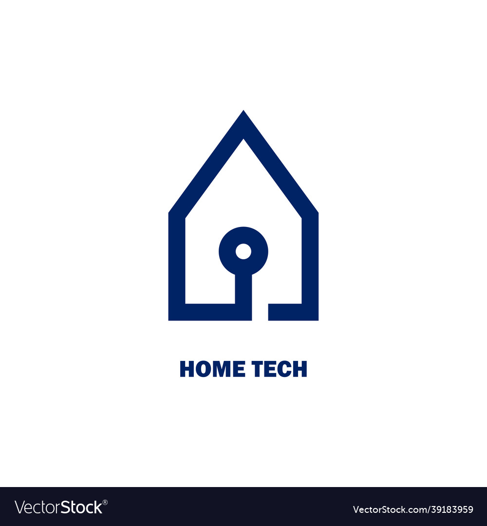 Arrow home technology icon logo Royalty Free Vector Image Arrow home technology icon logo Royalty Free Vector Image
