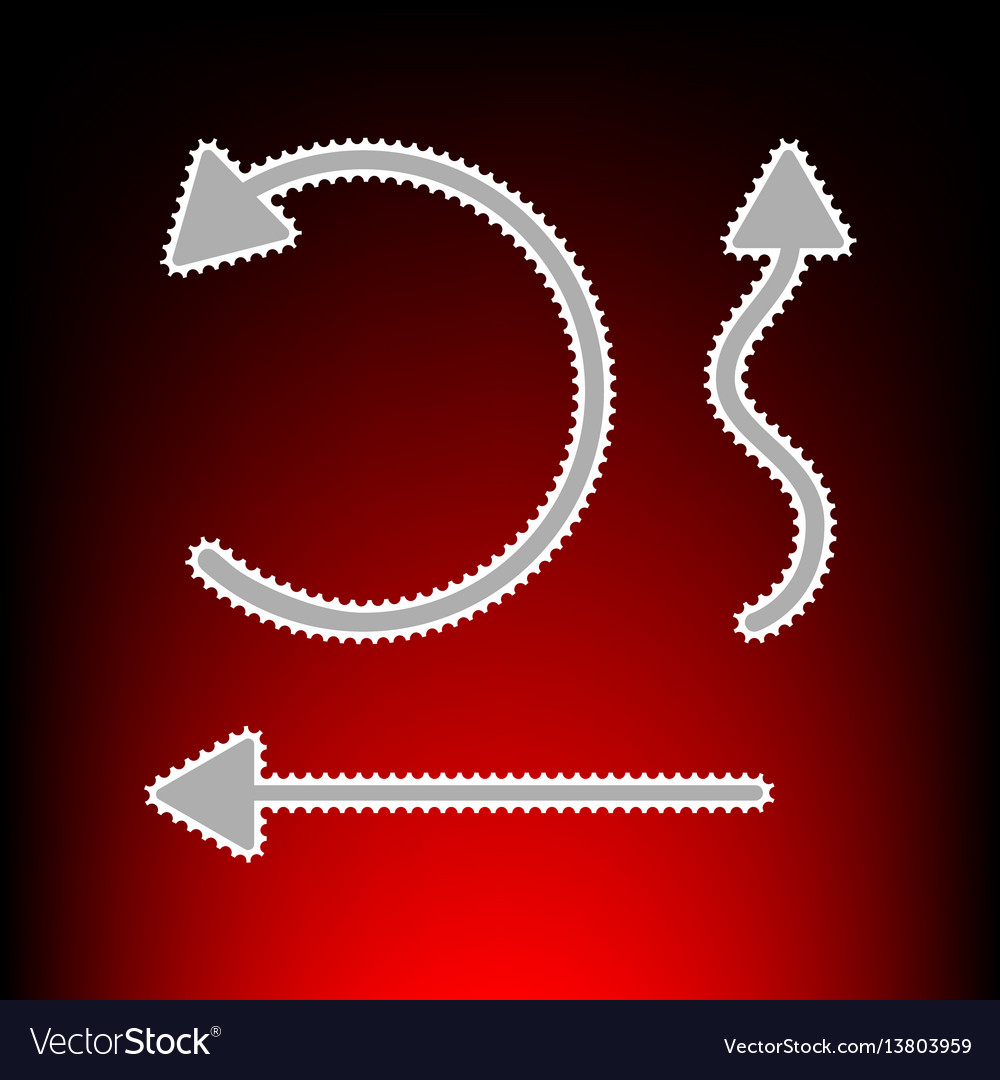 Simple set to interface arrows Royalty Free Vector Image