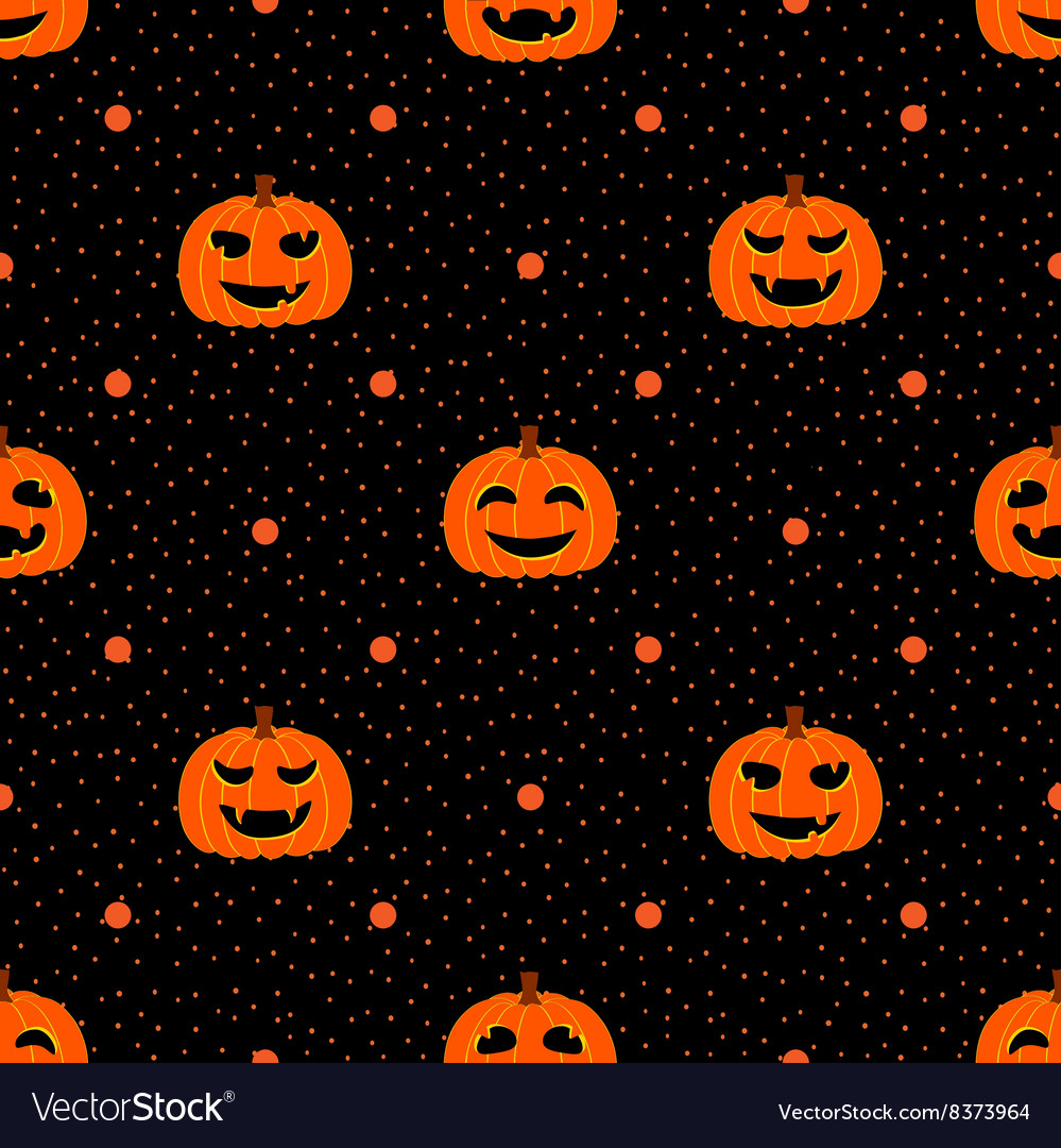 Black Seamless Textured Polka Dots Pattern Vector Image