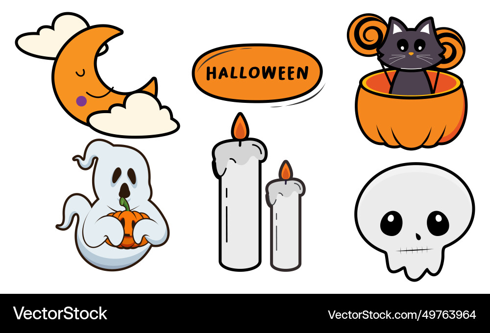 Cartoon halloween design Royalty Free Vector Image
