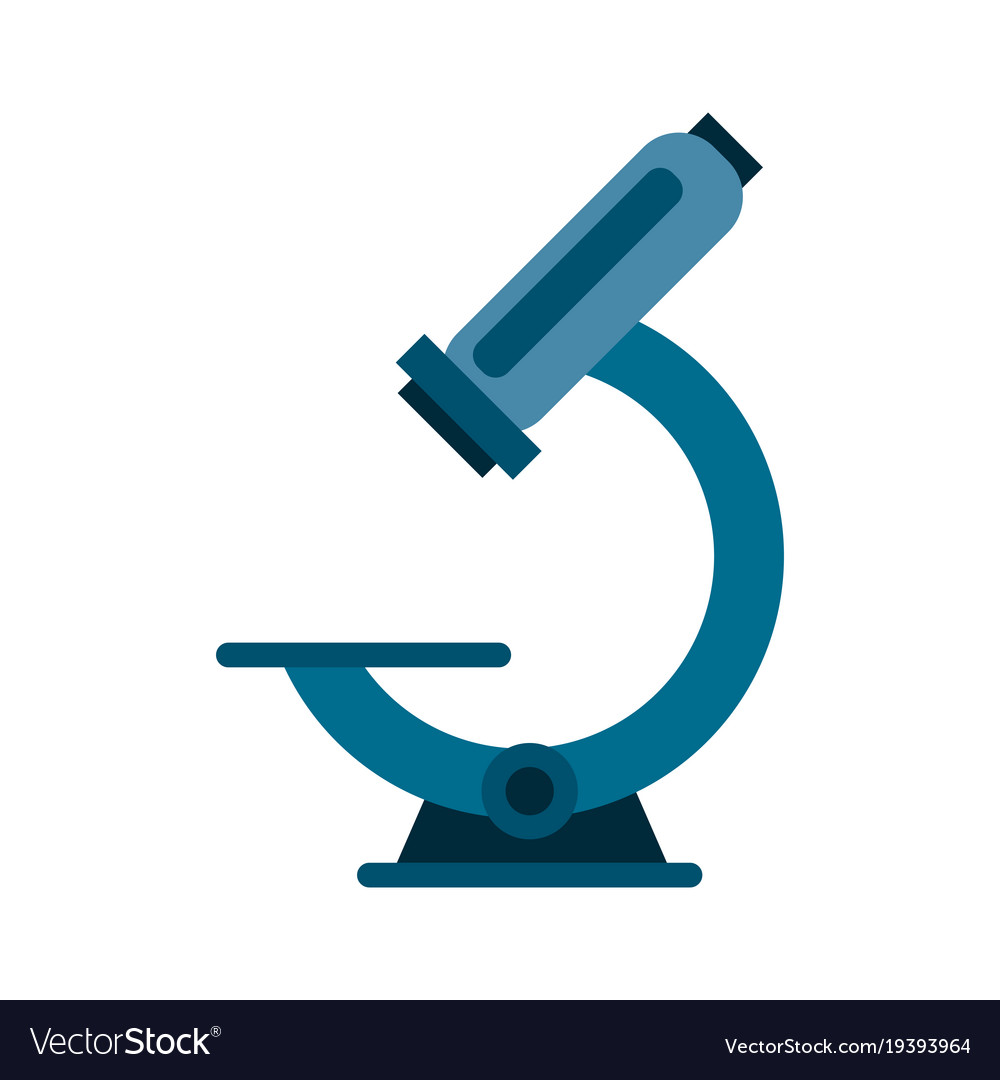 Microscope science tool Royalty Free Vector Image