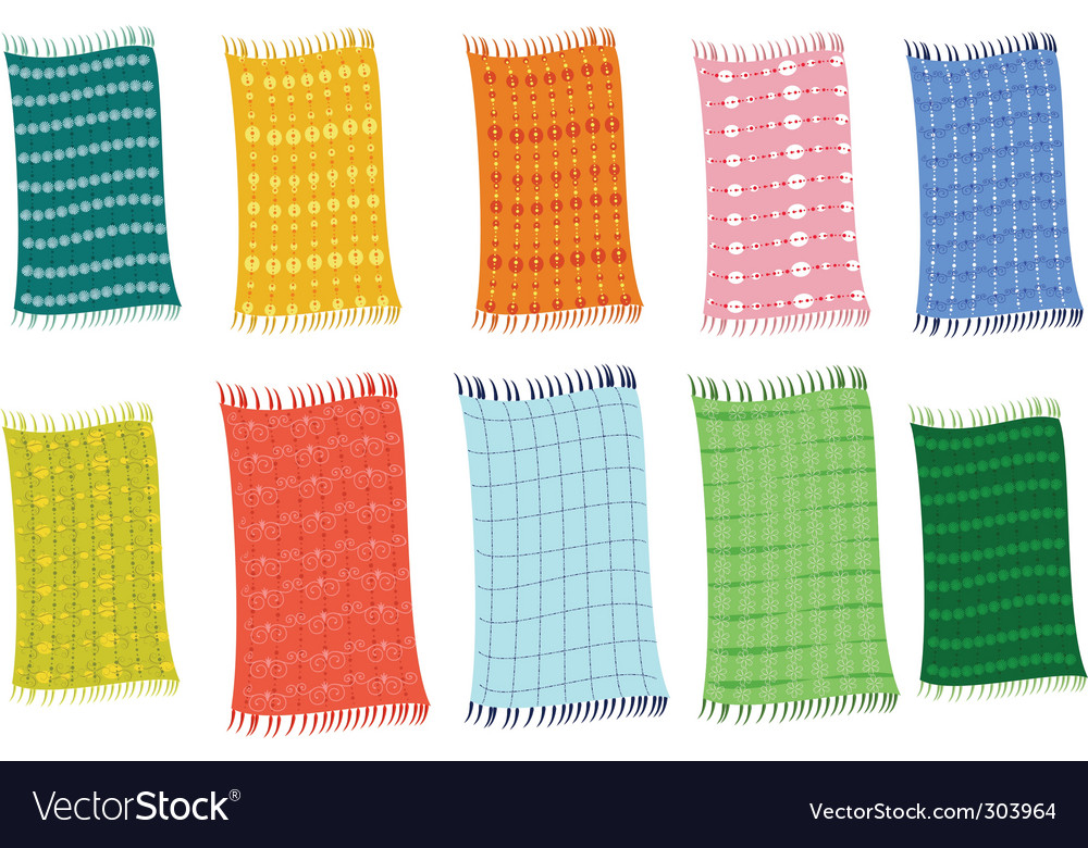 Towels Royalty Free Vector Image - VectorStock