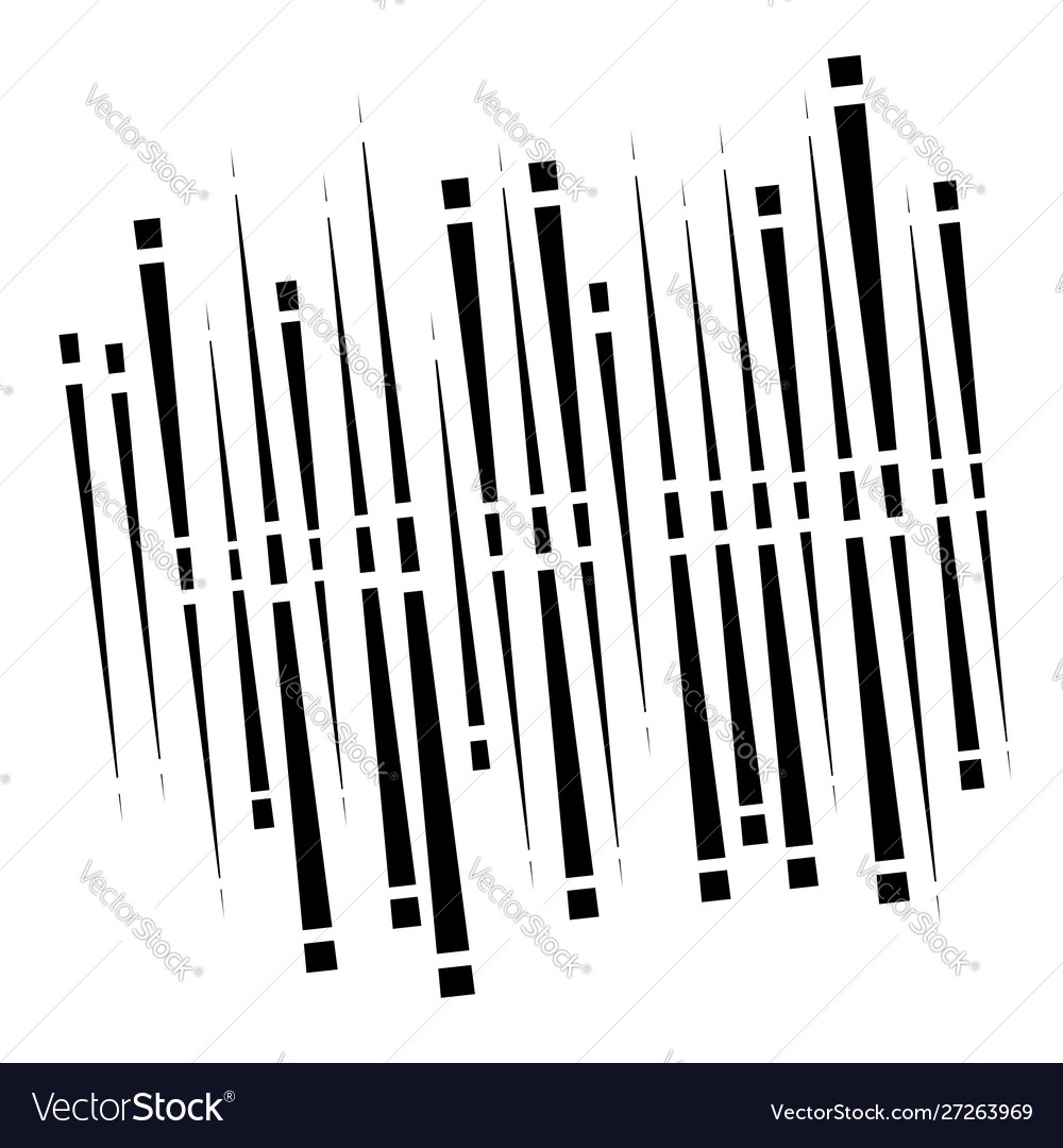Dashed dynamic lines stripes pattern random Vector Image
