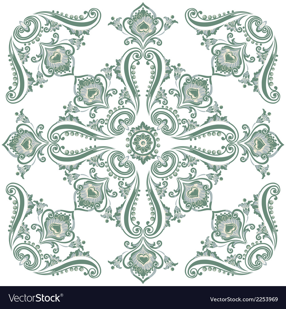 Pattern green Royalty Free Vector Image - VectorStock