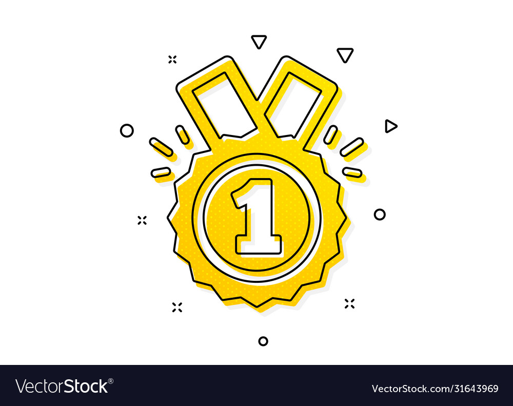 Reward medal icon winner achievement Royalty Free Vector Reward medal icon winner achievement Royalty Free Vector
