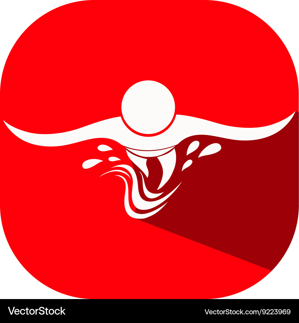Sport icon design with man swimming Royalty Free Vector