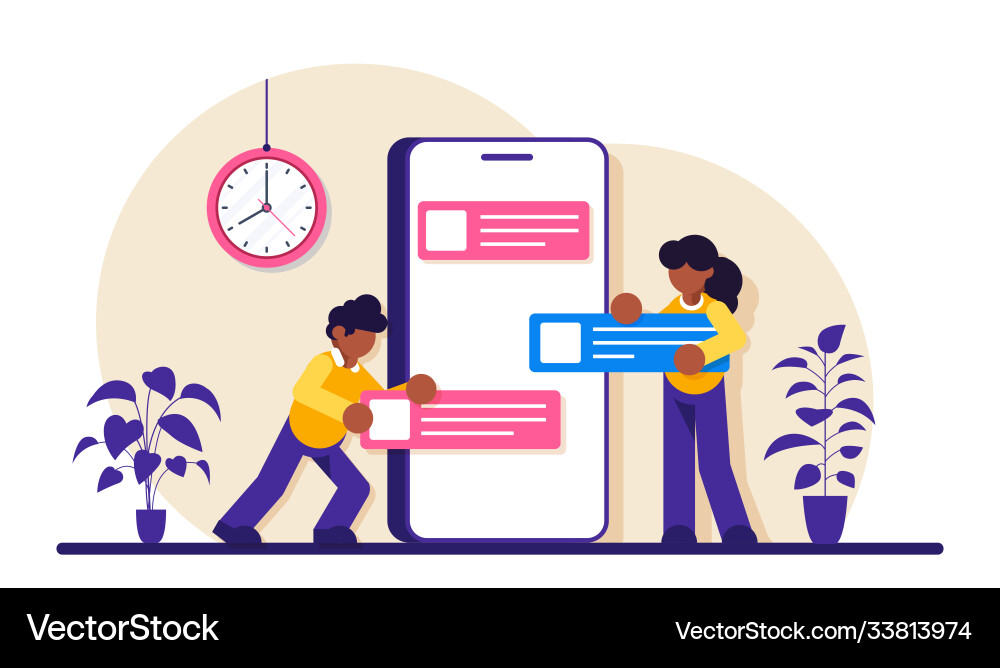 App development for website and mobile Royalty Free Vector