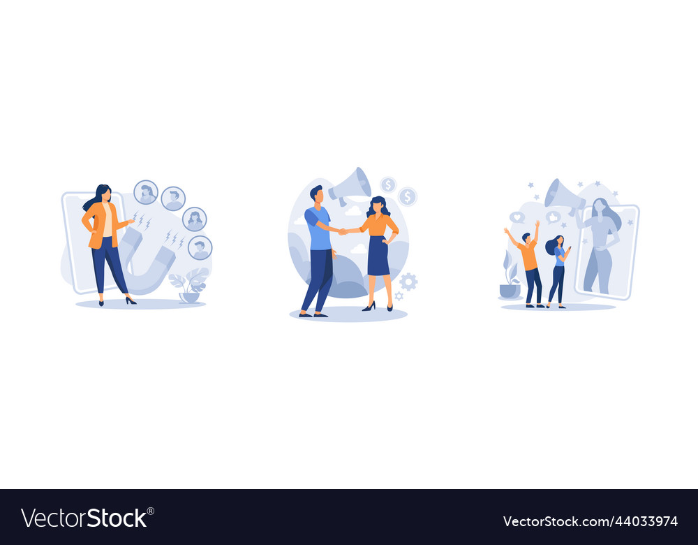 Customer Oriented Marketing Oriented Royalty Free Vector