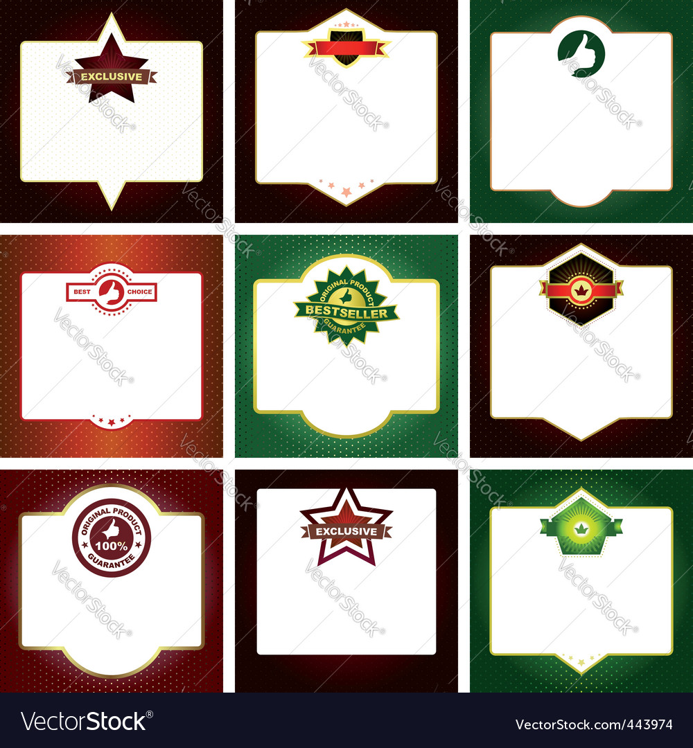 Design frames Royalty Free Vector Image - VectorStock