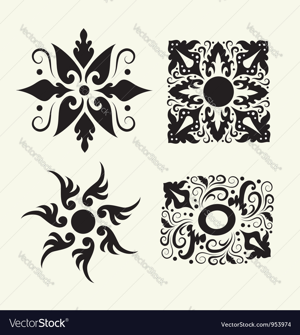 Elements 1 Royalty Free Vector Image - VectorStock