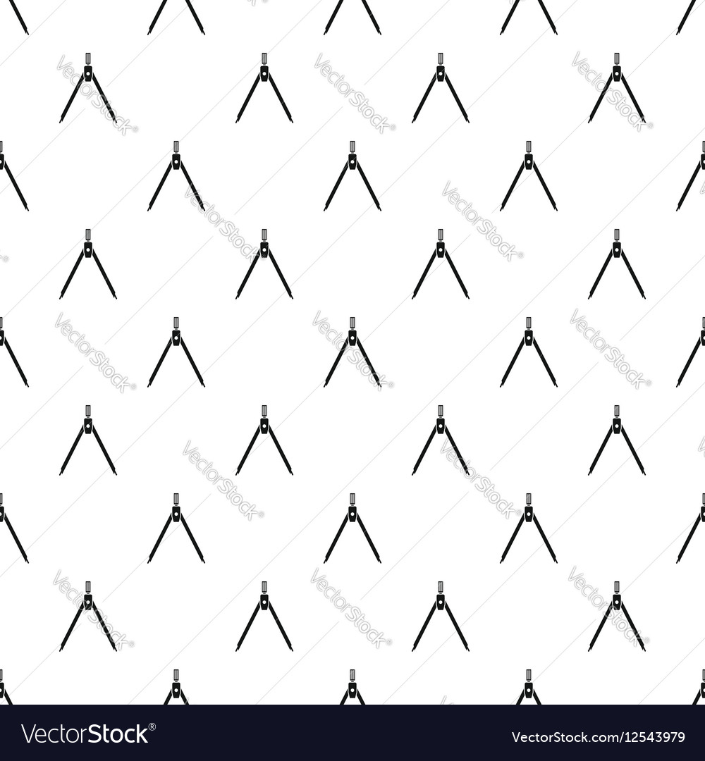 Compass tool pattern simple style Royalty Free Vector Image
