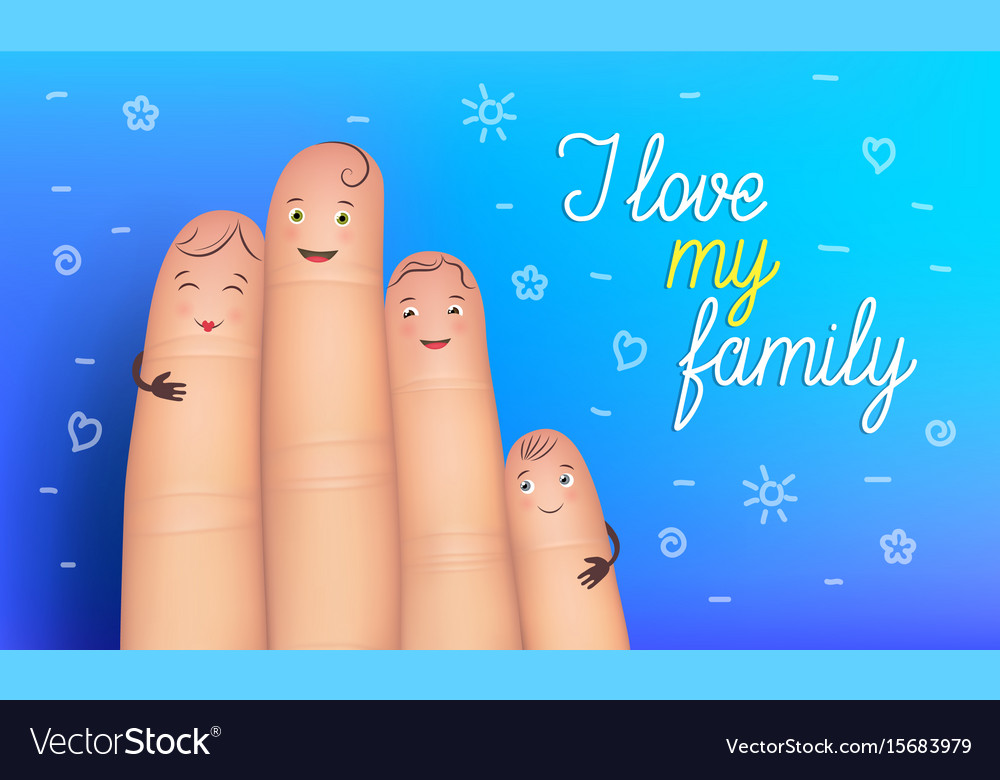 Family Day Poster Royalty Free Vector Image VectorStock