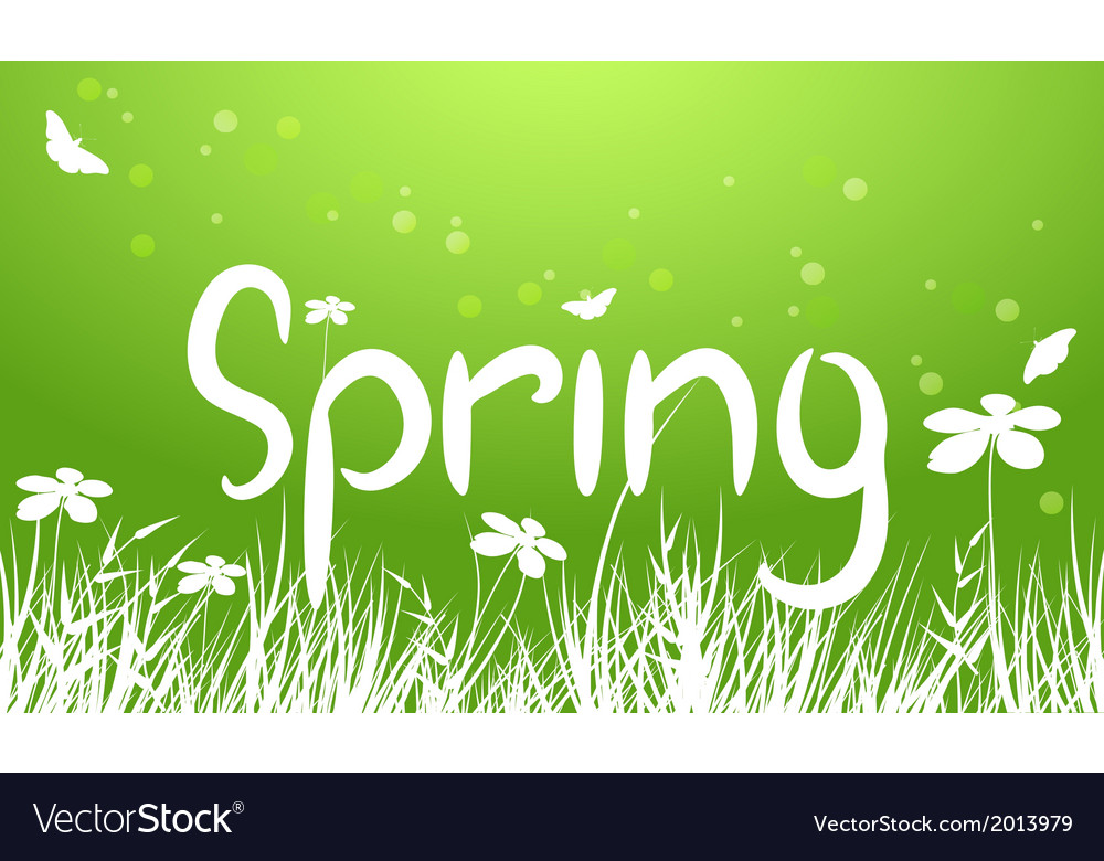 Spring background Royalty Free Vector Image - VectorStock