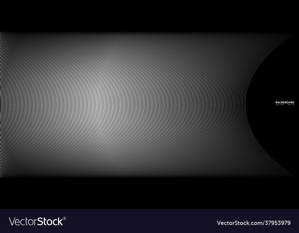 Wave lines pattern abstract background - simple Vector Image