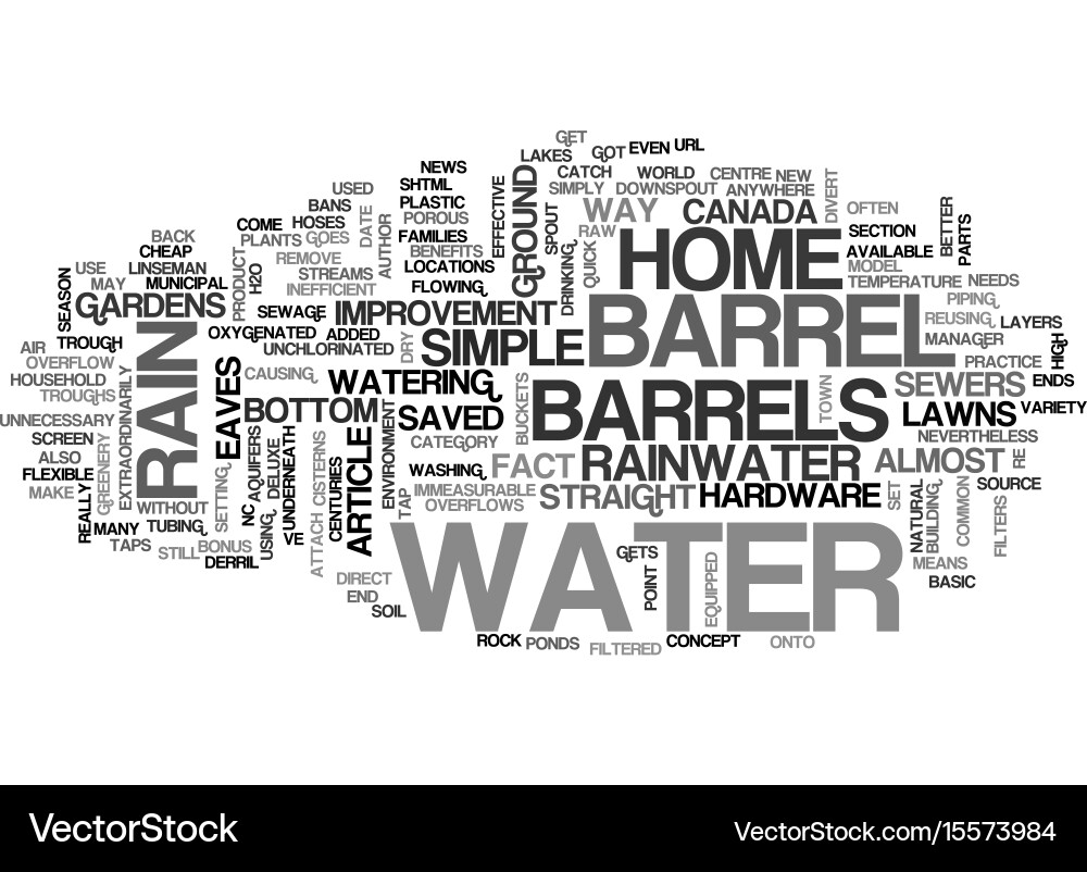 Back to barrels text word cloud concept Royalty Free Vector