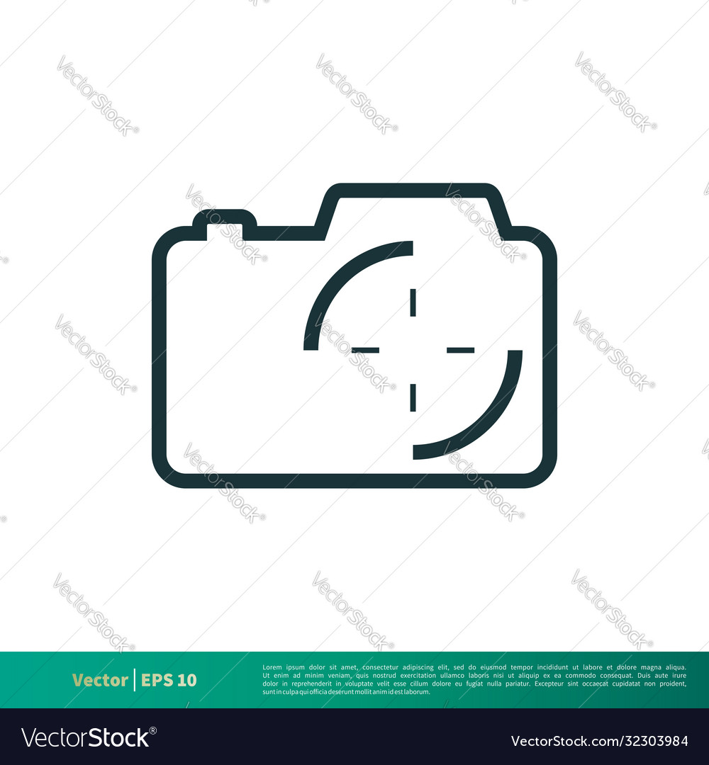 Camera icon logo template design eps 10 Royalty Free Vector Camera icon logo template design eps 10 Royalty Free Vector
