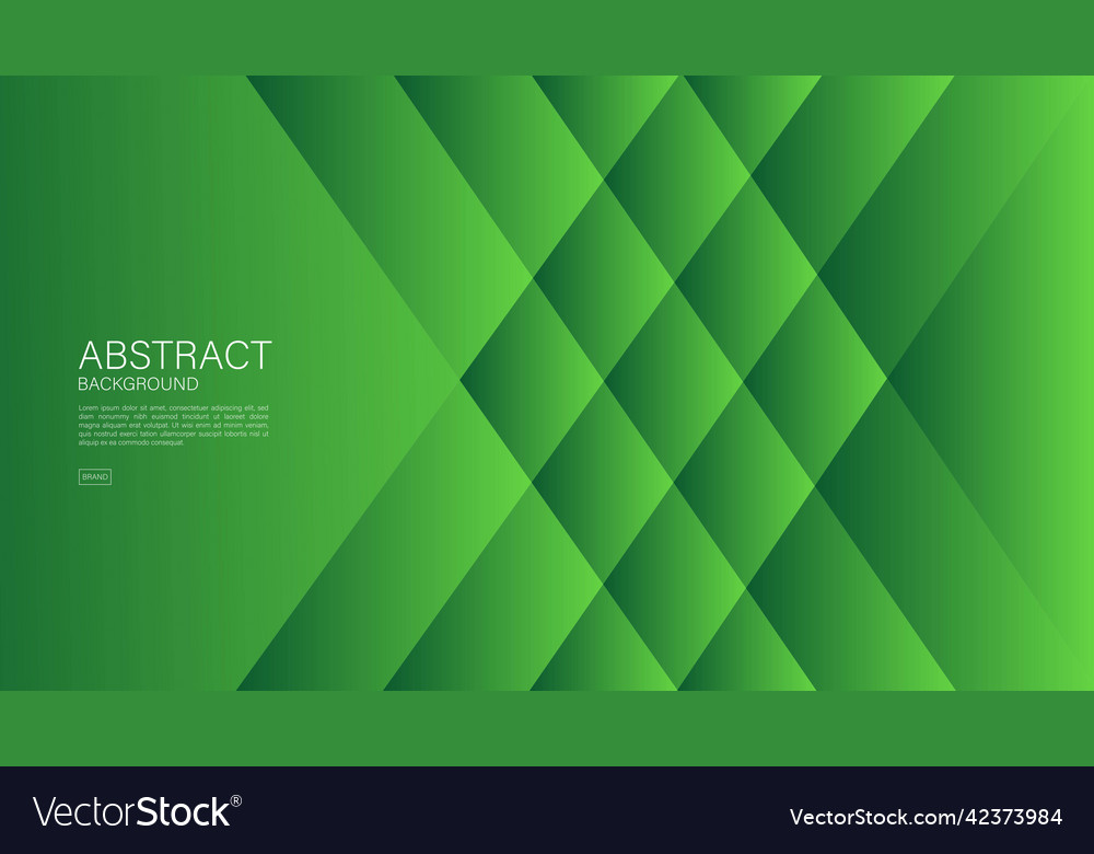 Green polygon abstract background Royalty Free Vector Image
