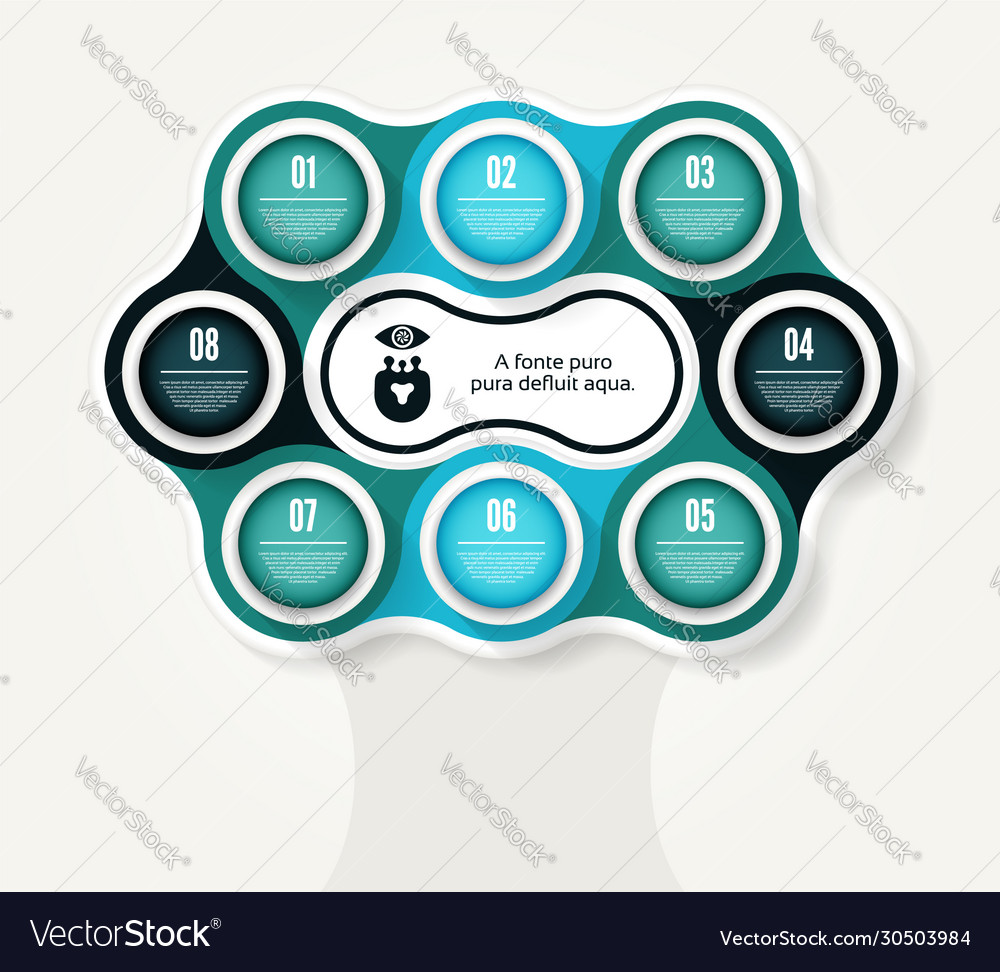 Progress background template for diagram graph Vector Image