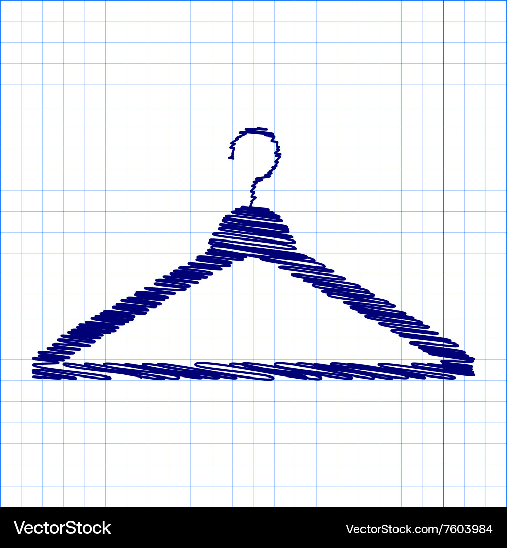 Scribble icon with pen effect Royalty Free Vector Image