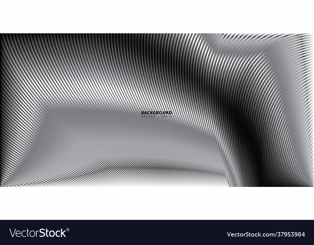 Wave Lines Pattern Abstract Background Simple Vector Image