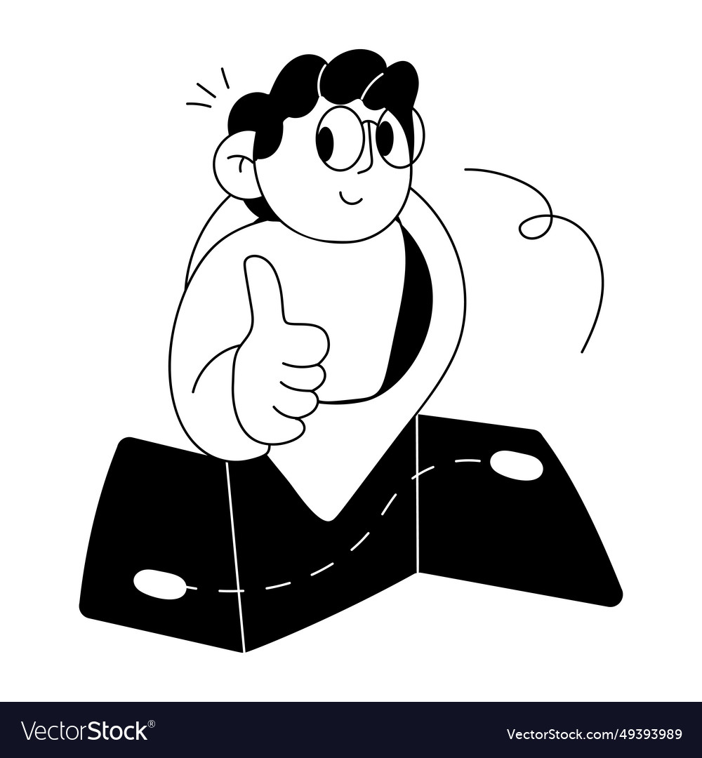 Current location Royalty Free Vector Image - VectorStock