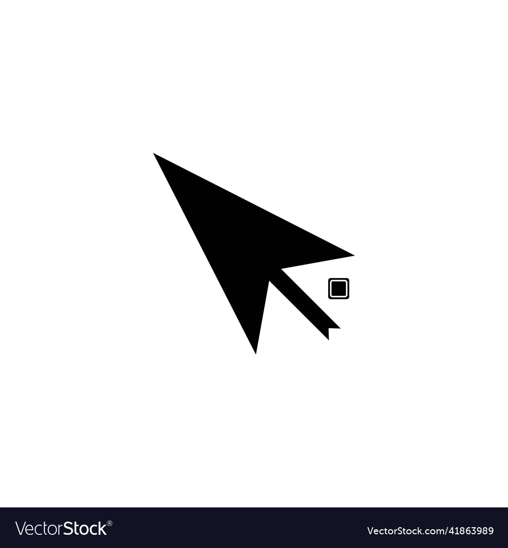 Mouse computer logo Royalty Free Vector Image - VectorStock