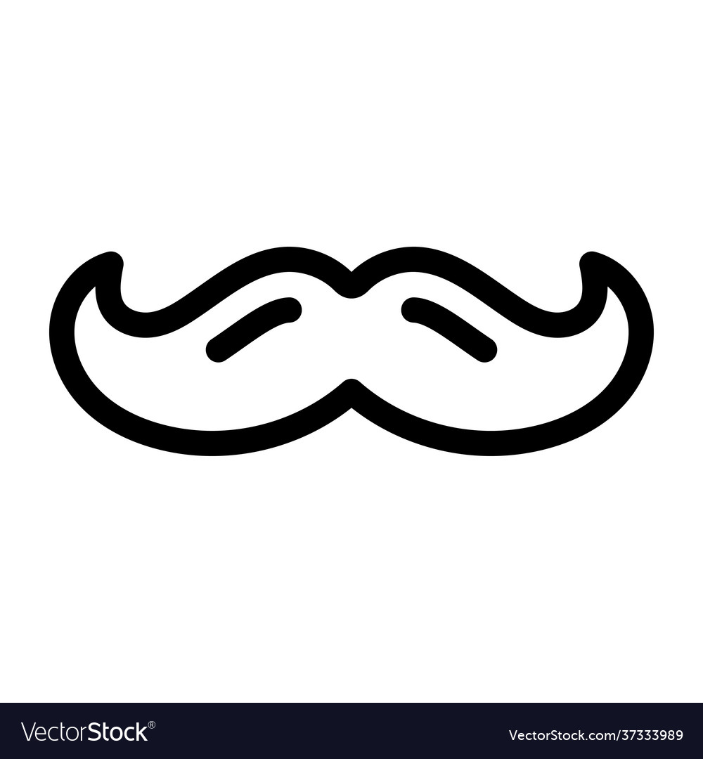 Moustache Royalty Free Vector Image - VectorStock