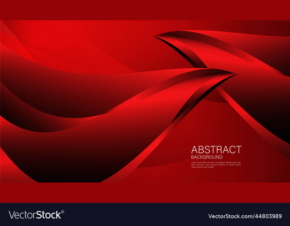 Red abstract background wave minimal texture Vector Image