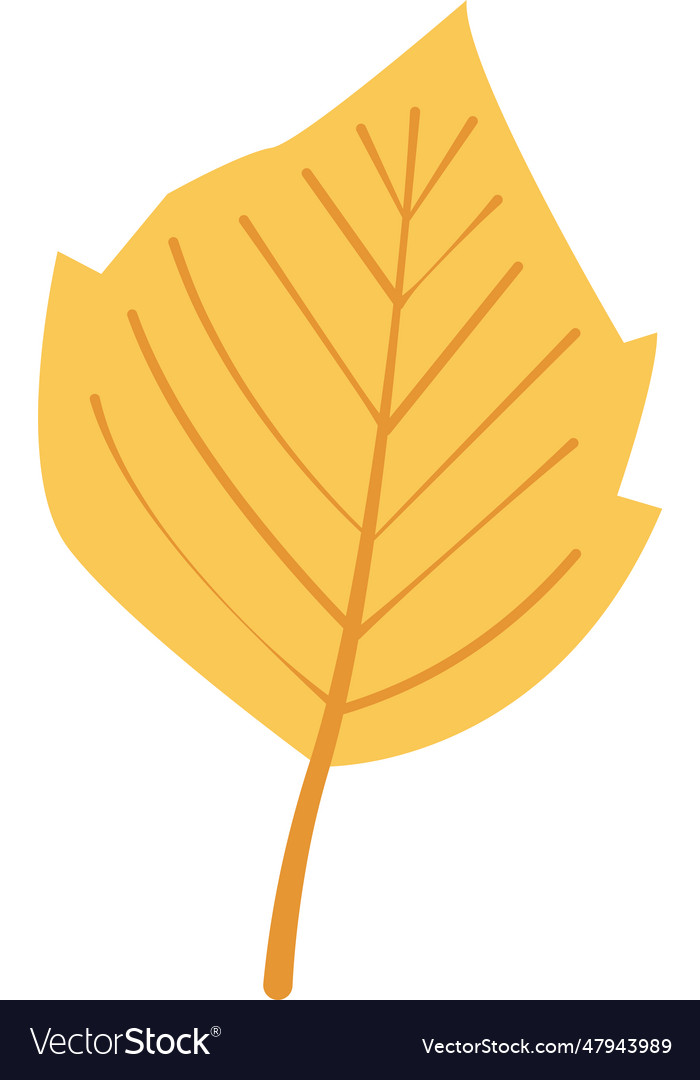 Tree leaf icon Royalty Free Vector Image - VectorStock