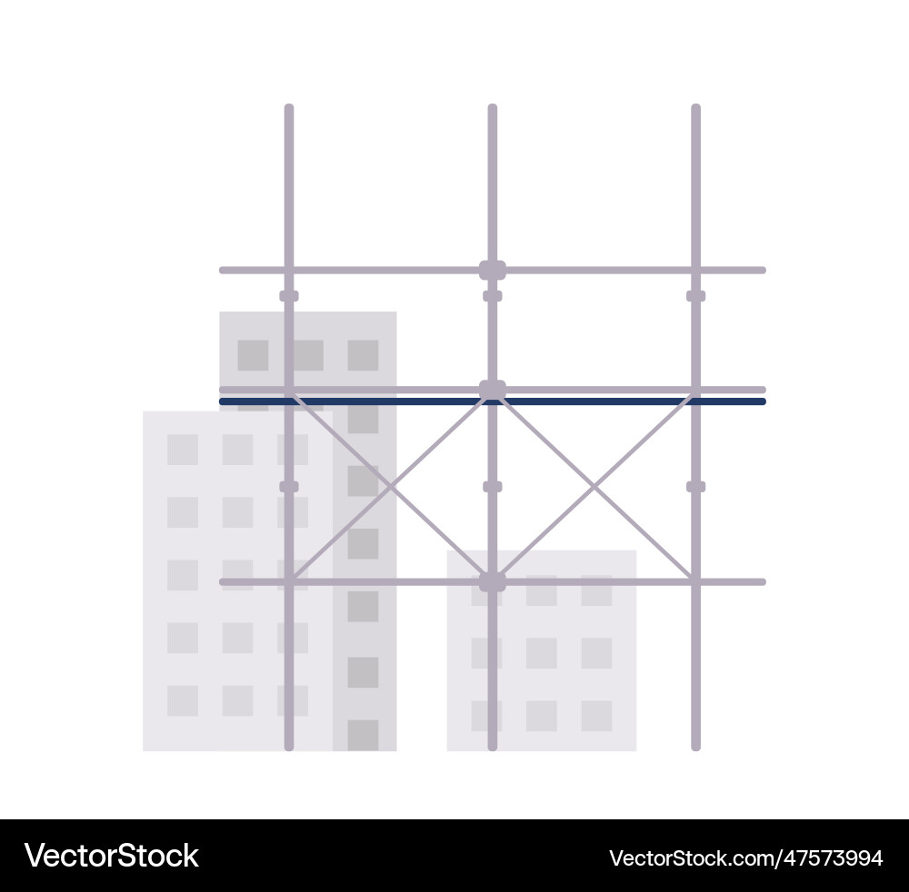 Construction site concept Royalty Free Vector Image