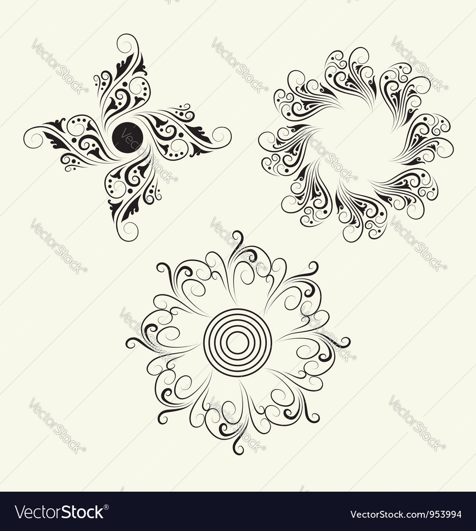Elements 4 Royalty Free Vector Image - VectorStock
