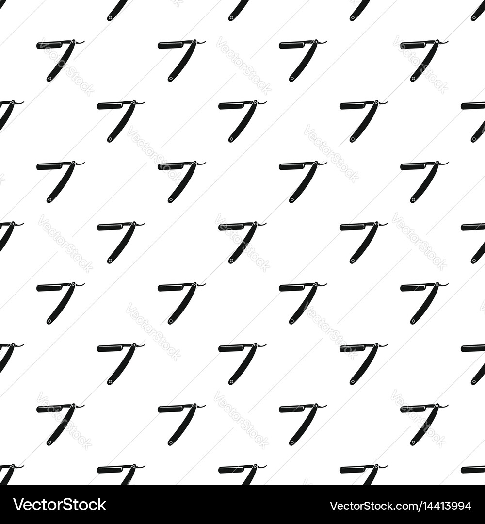 Razor blade pattern Royalty Free Vector Image - VectorStock