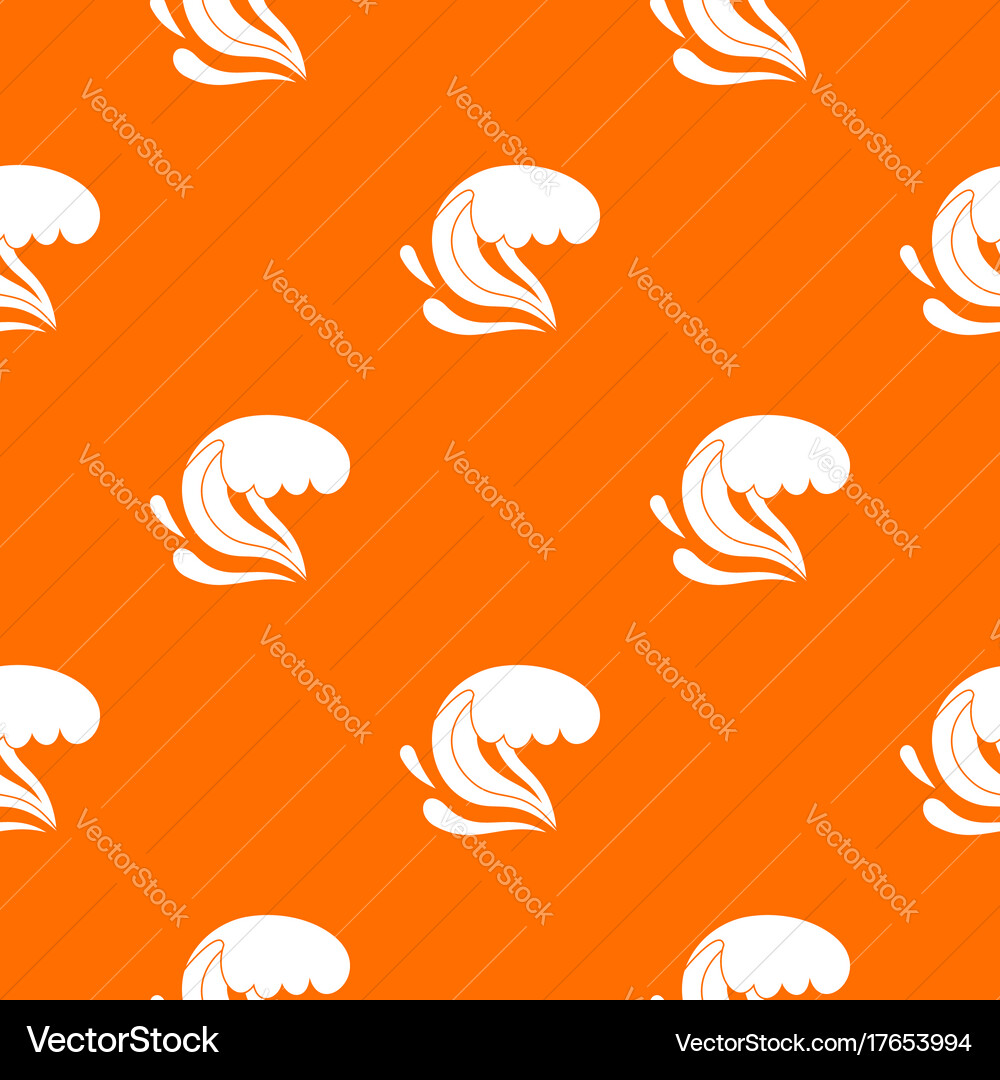 Surf wave pattern seamless Royalty Free Vector Image