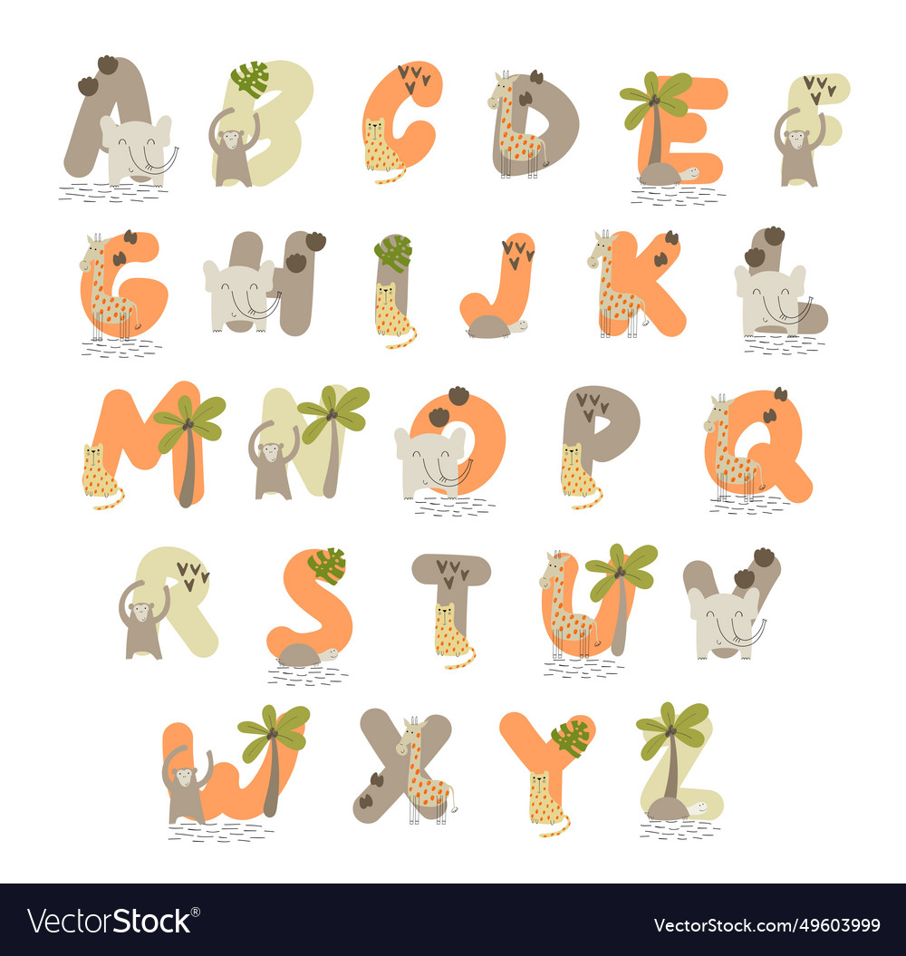 Alphabet Royalty Free Vector Image - VectorStock Alphabet Royalty Free Vector Image - VectorStock