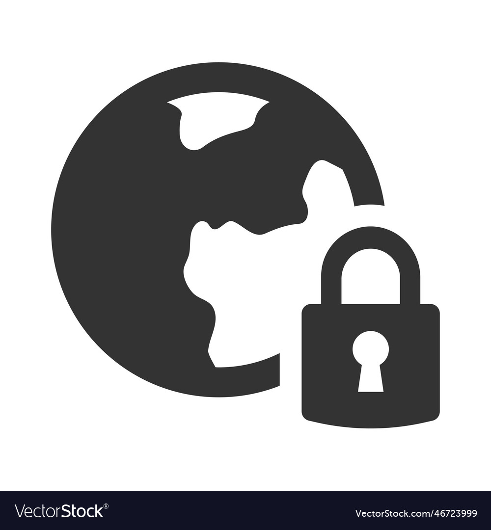 Internet lock icon Royalty Free Vector Image - VectorStock Internet lock icon Royalty Free Vector Image - VectorStock