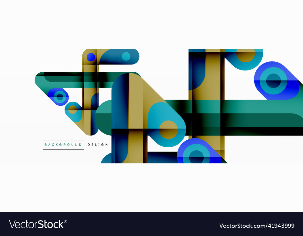 Lines geometric creative abstract background Vector Image