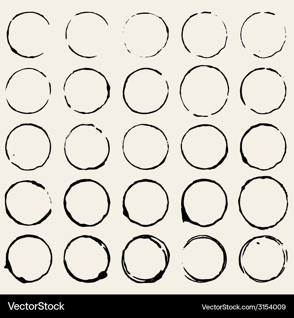 Circle stain Royalty Free Vector Image - VectorStock