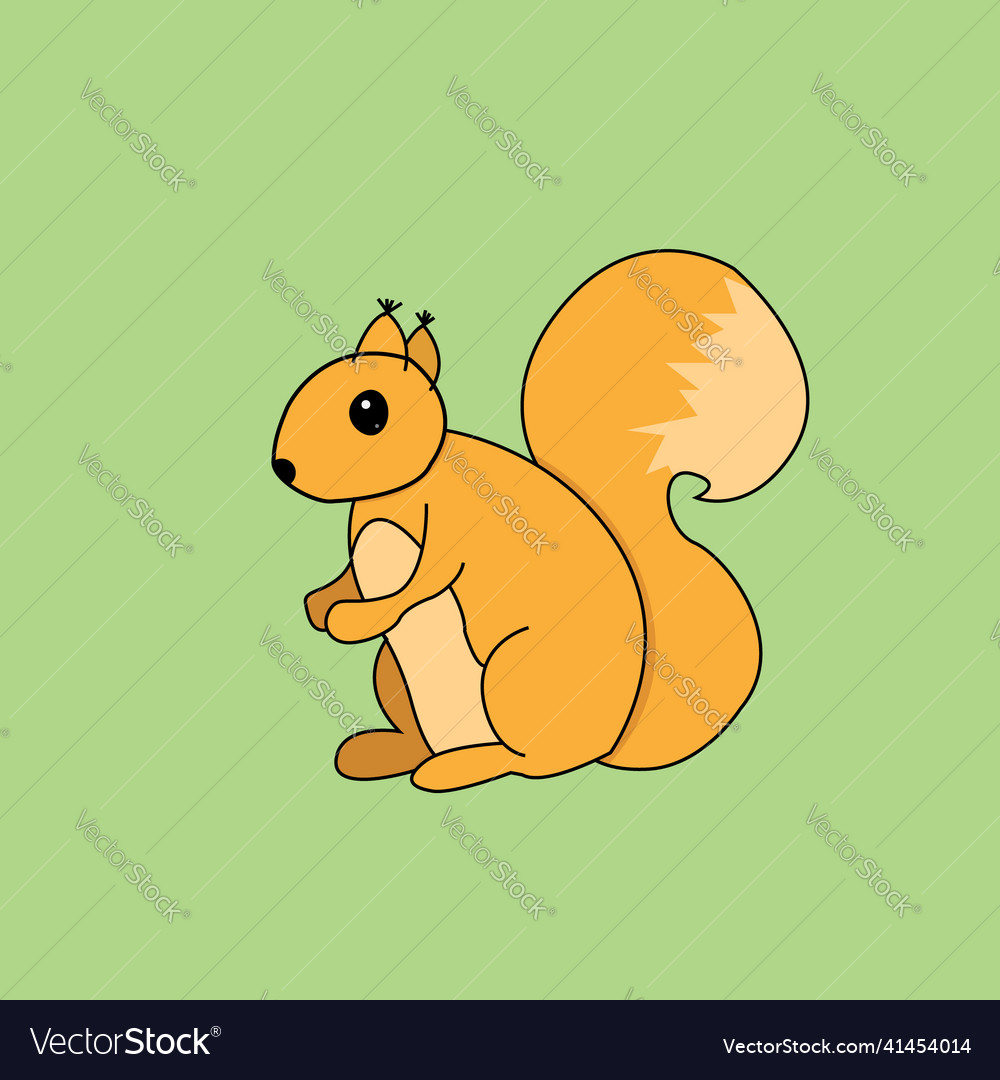 Squirrel Royalty Free Vector Image - VectorStock