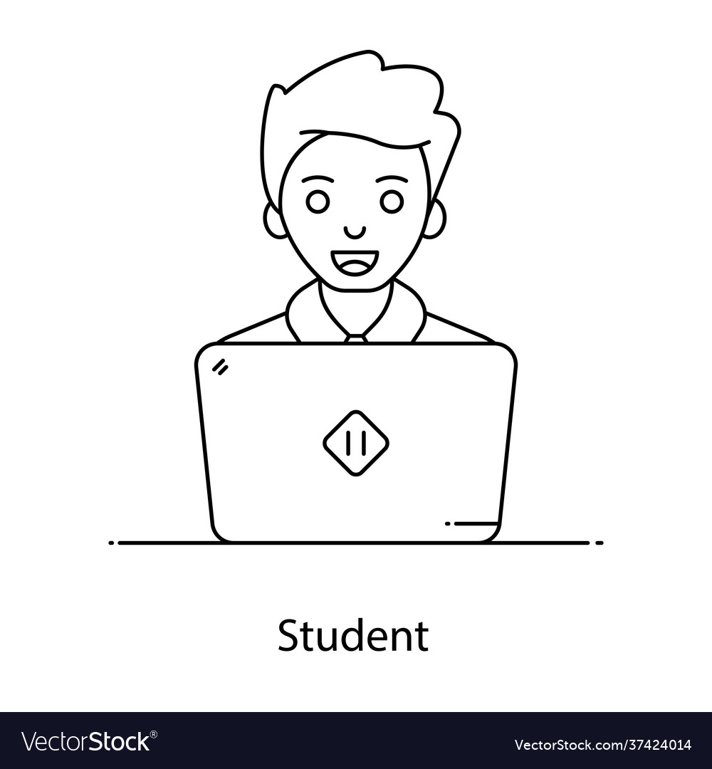 Student Royalty Free Vector Image - VectorStock