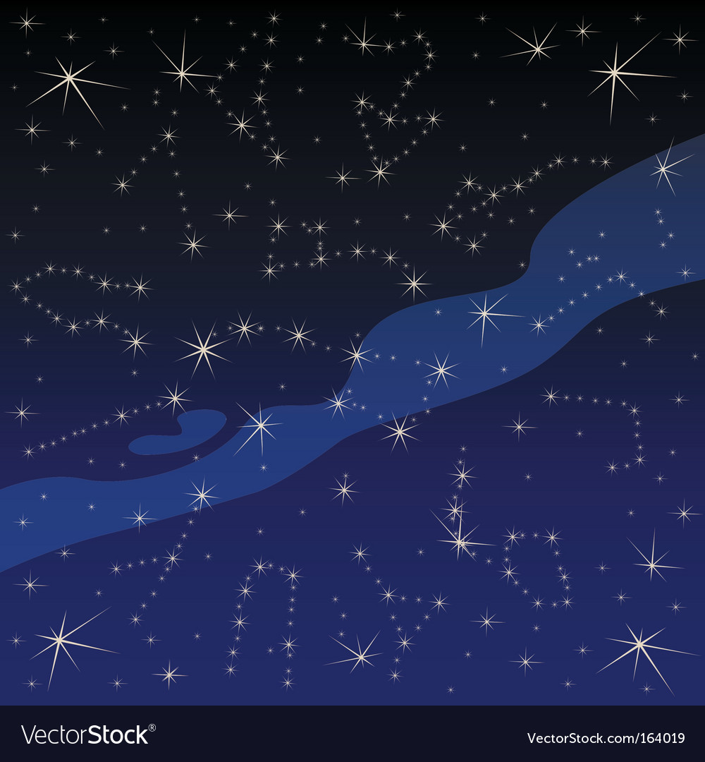 Star sky Royalty Free Vector Image - VectorStock