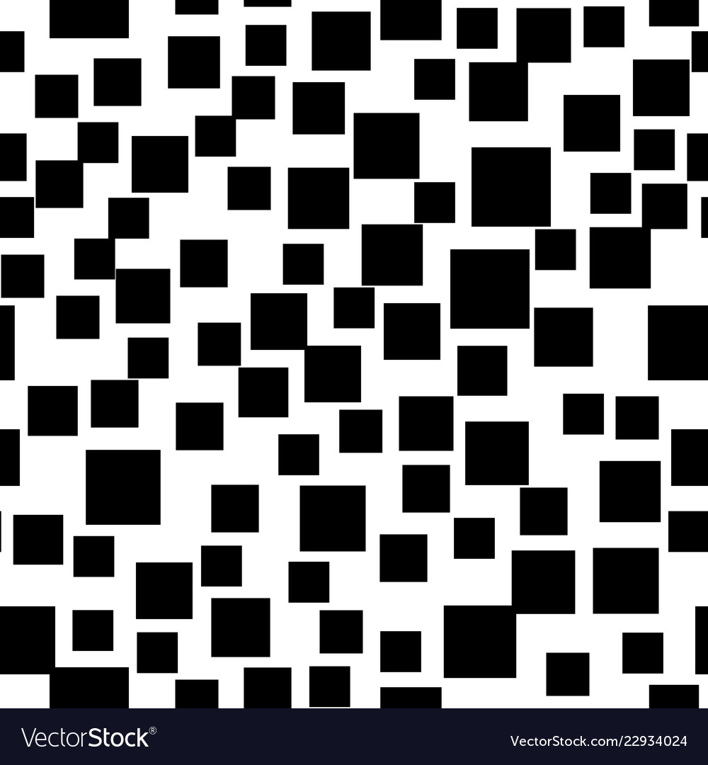 Abstract squares seamless pattern on white Vector Image Abstract squares seamless pattern on white Vector Image