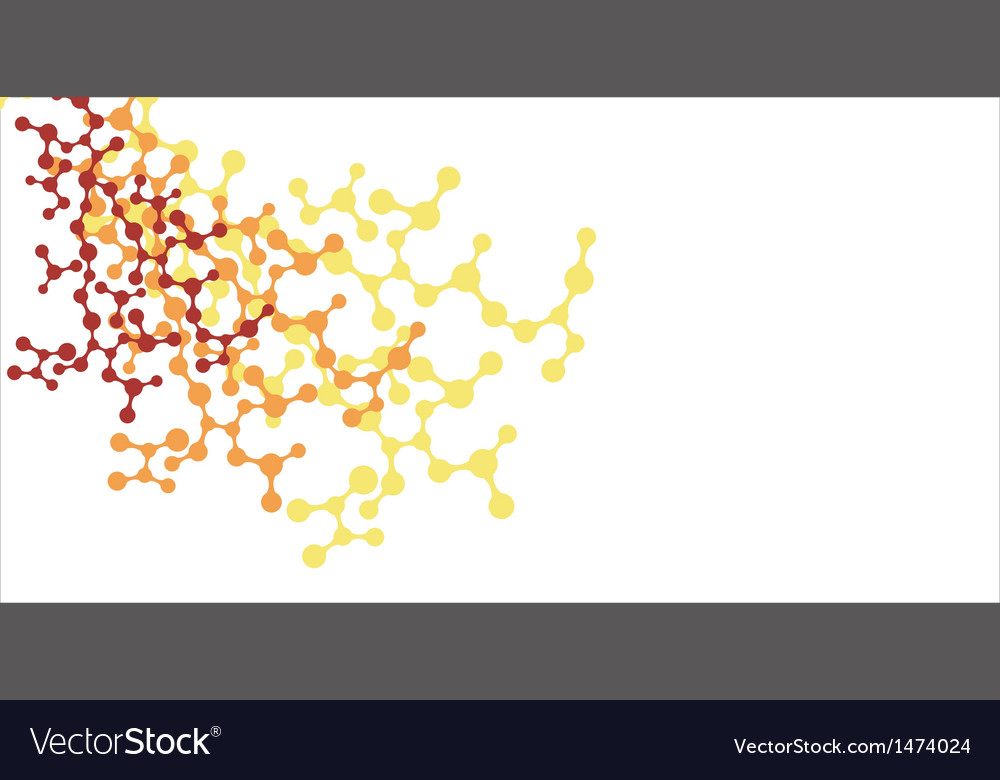 Molecule background Royalty Free Vector Image - VectorStock