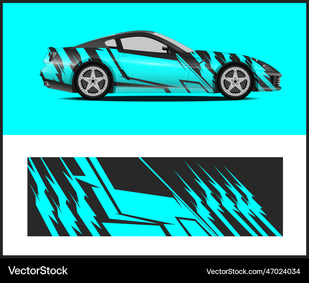 Wrap design sticker graphic Royalty Free Vector Image