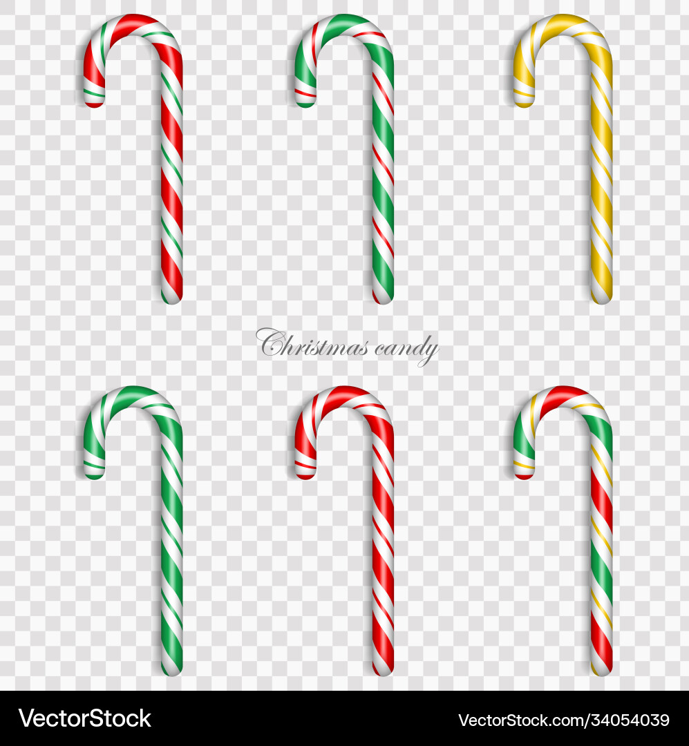 Christmas candy cane Royalty Free Vector Image