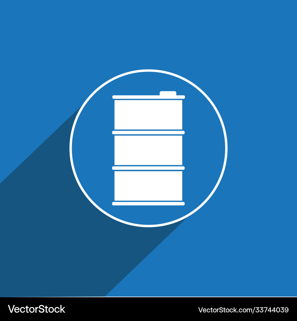 Fuel barrel icon sign symbol Royalty Free Vector Image