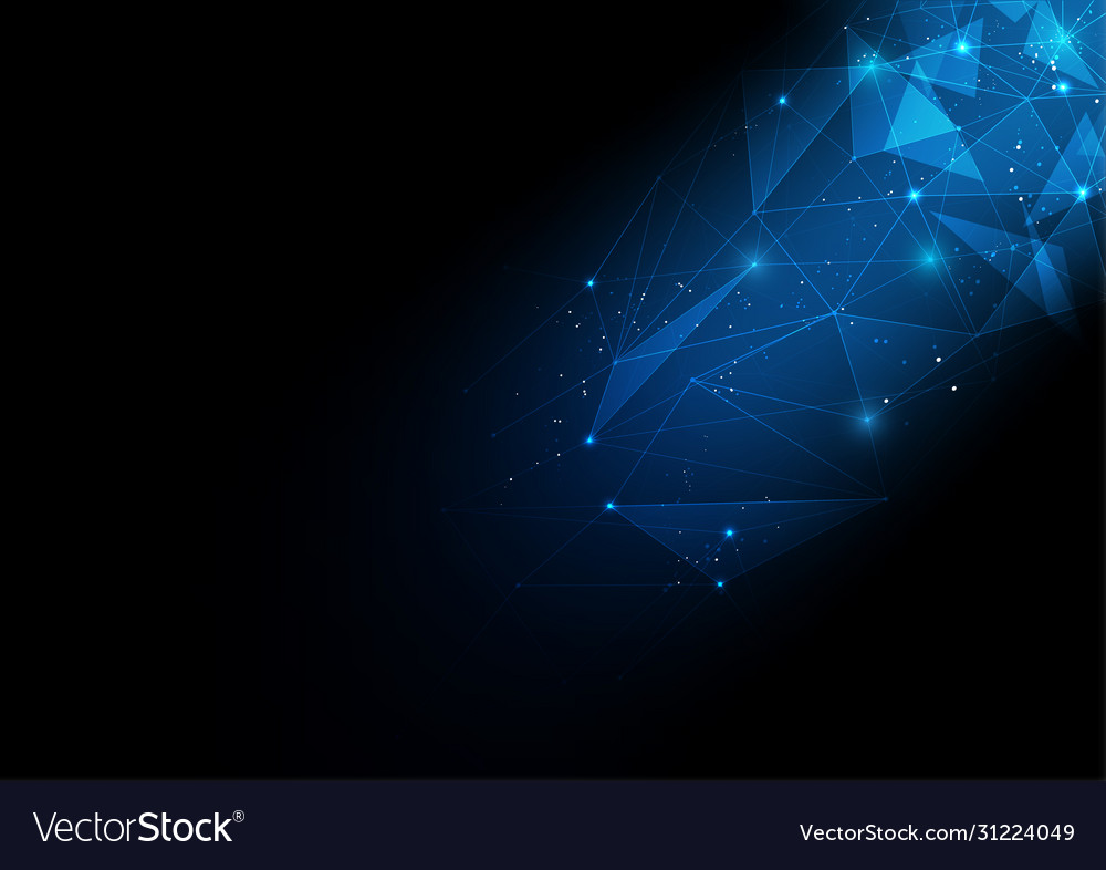 Abstract Background Technology Communication Data Vector Image